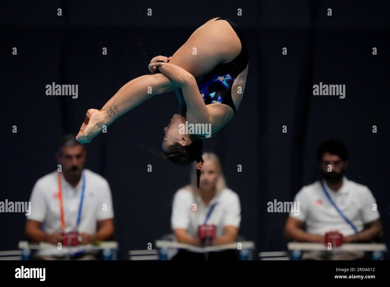 Yan Yee Ng of Malaysia competes during the women's 3m springboard ...