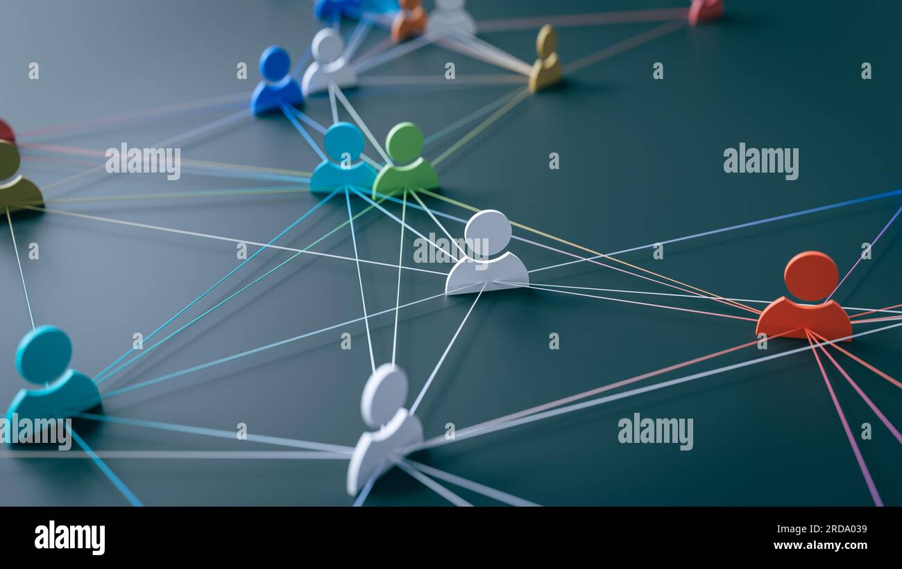 A concept that expresses the hyper-connected society of modern society ...