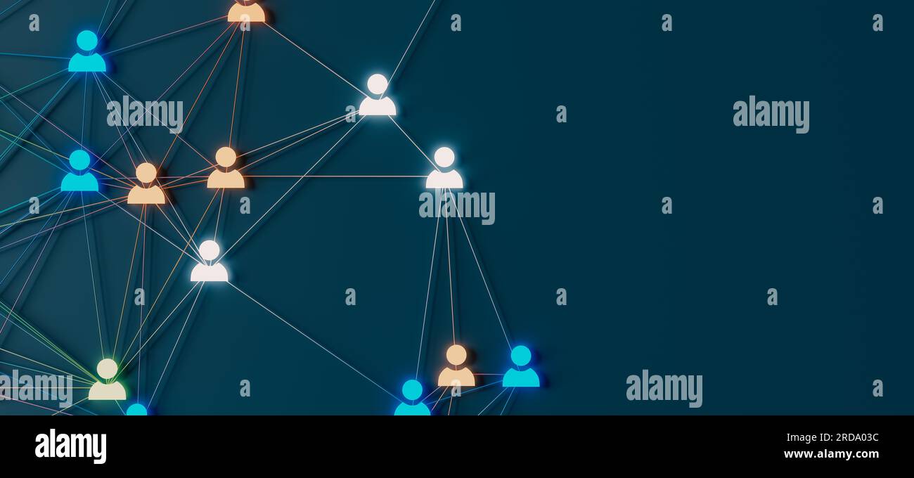 A concept that expresses the hyper-connected society of modern society ...