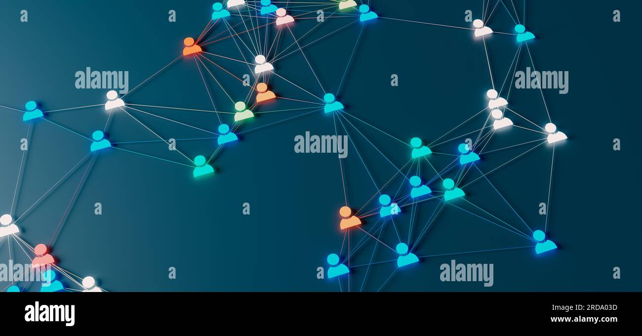 A concept that expresses the hyper-connected society of modern society ...