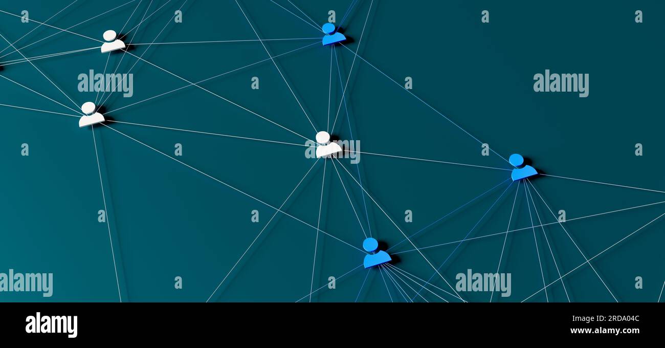 A concept that expresses the hyper-connected society of modern society ...