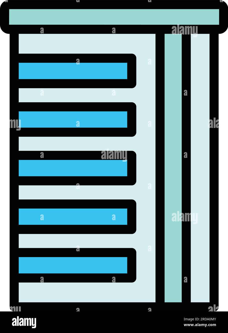 Prefab multistory icon outline vector. City building. Apartment ...