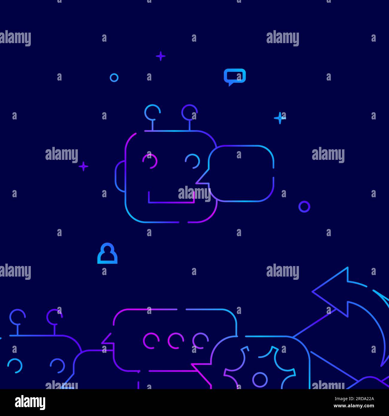 Blue bot Stock Vector Images - Alamy