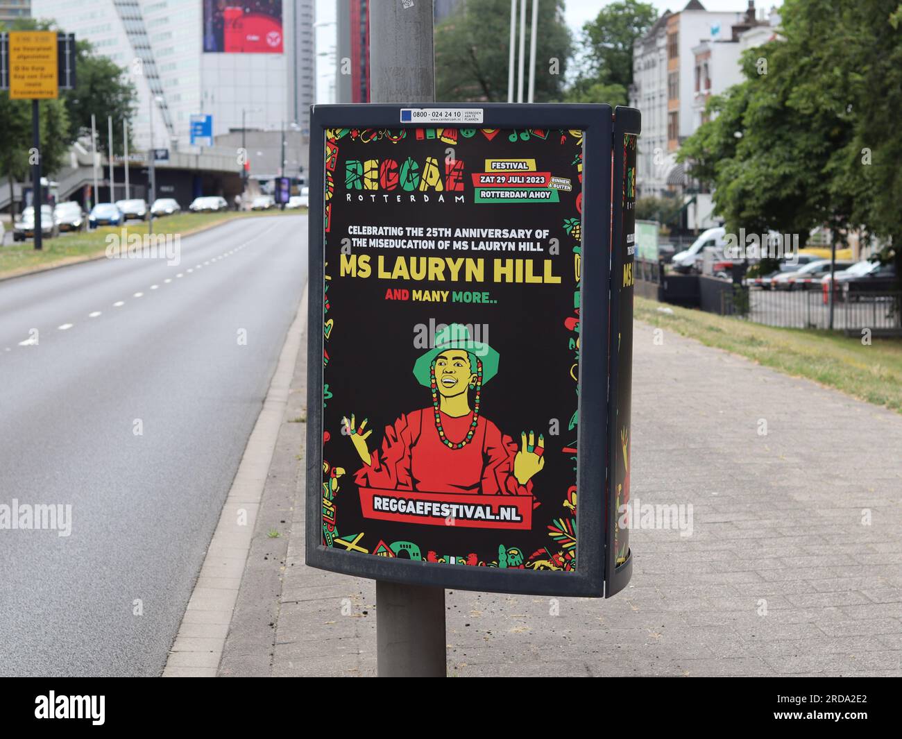 Advertising Sign in Rotterdam, The Netherlands Stock Photo - Alamy