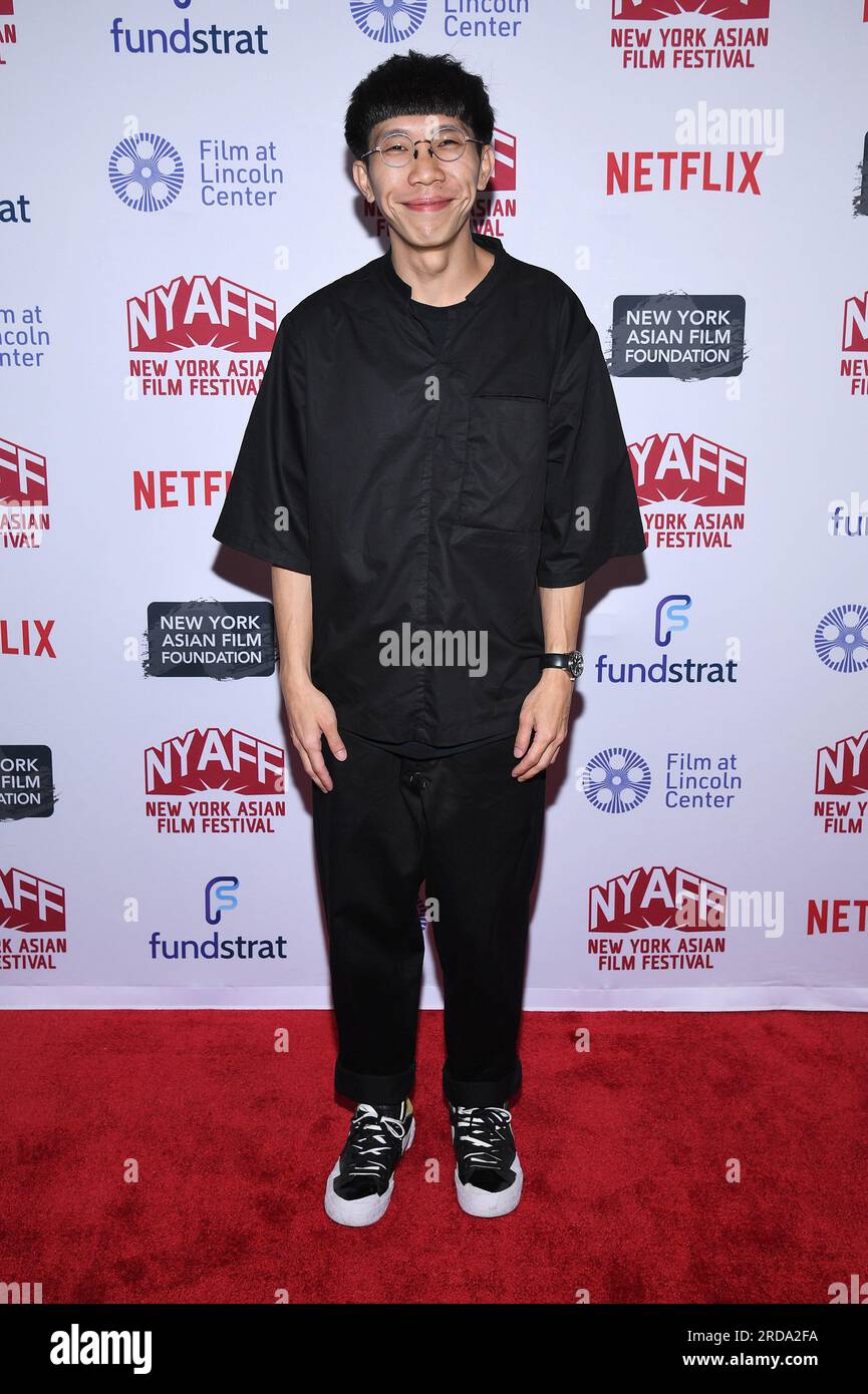 New York, USA. 19th July, 2023. Actor Jason Ho walks the red carpet at the Extraordinary Star ...