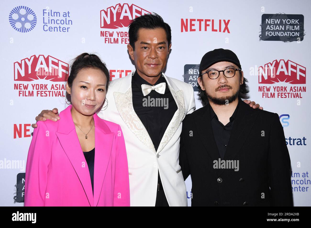 New York, USA. 19th July, 2023. (L-R) Director Cheuk Wan-chi, Actor ...