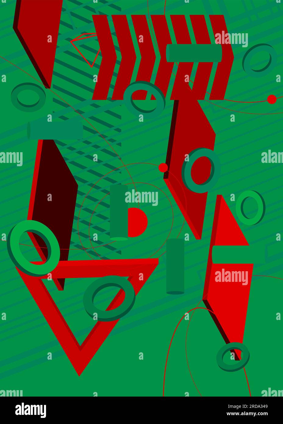 Red and green backgrounds hi-res stock photography and images - Alamy