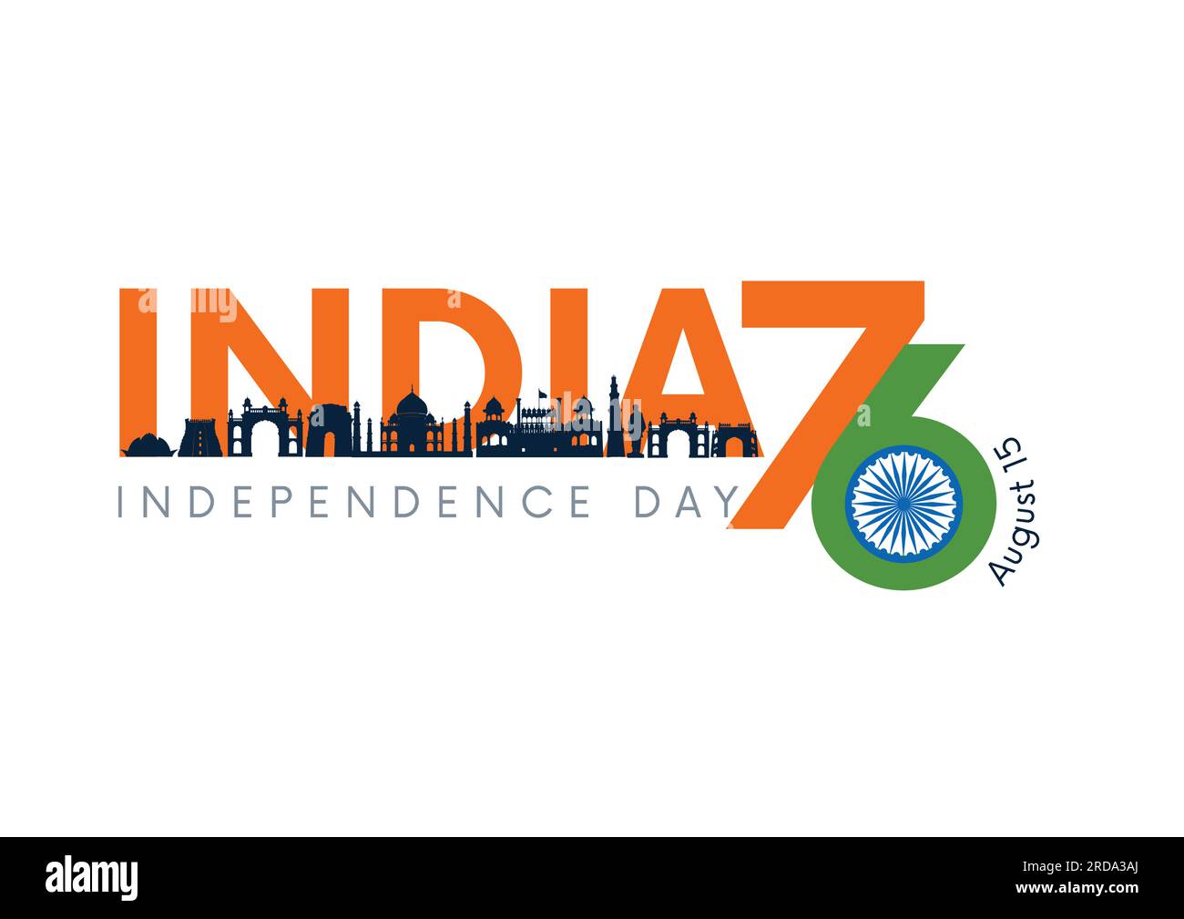 happy independence day India.15th August background. vector ...