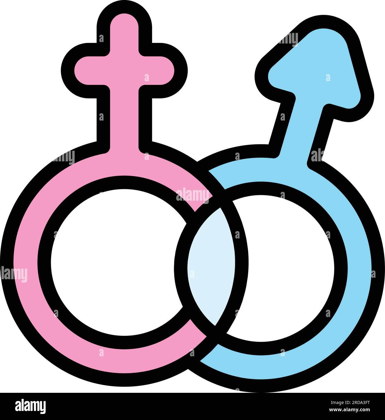 Couple compatibility icon outline vector. Future family. Date together ...