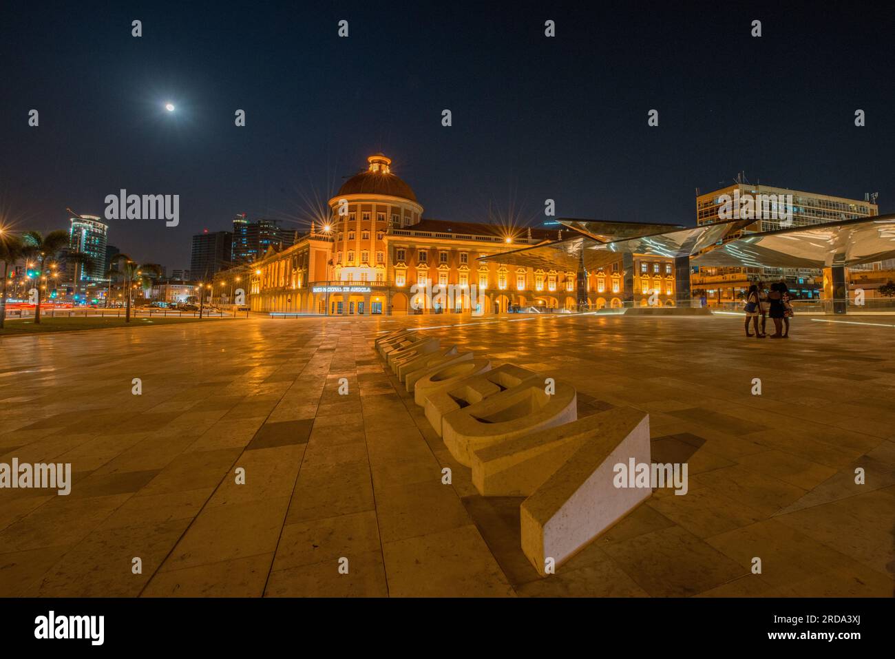 Luanda skyline night hi-res stock photography and images - Alamy