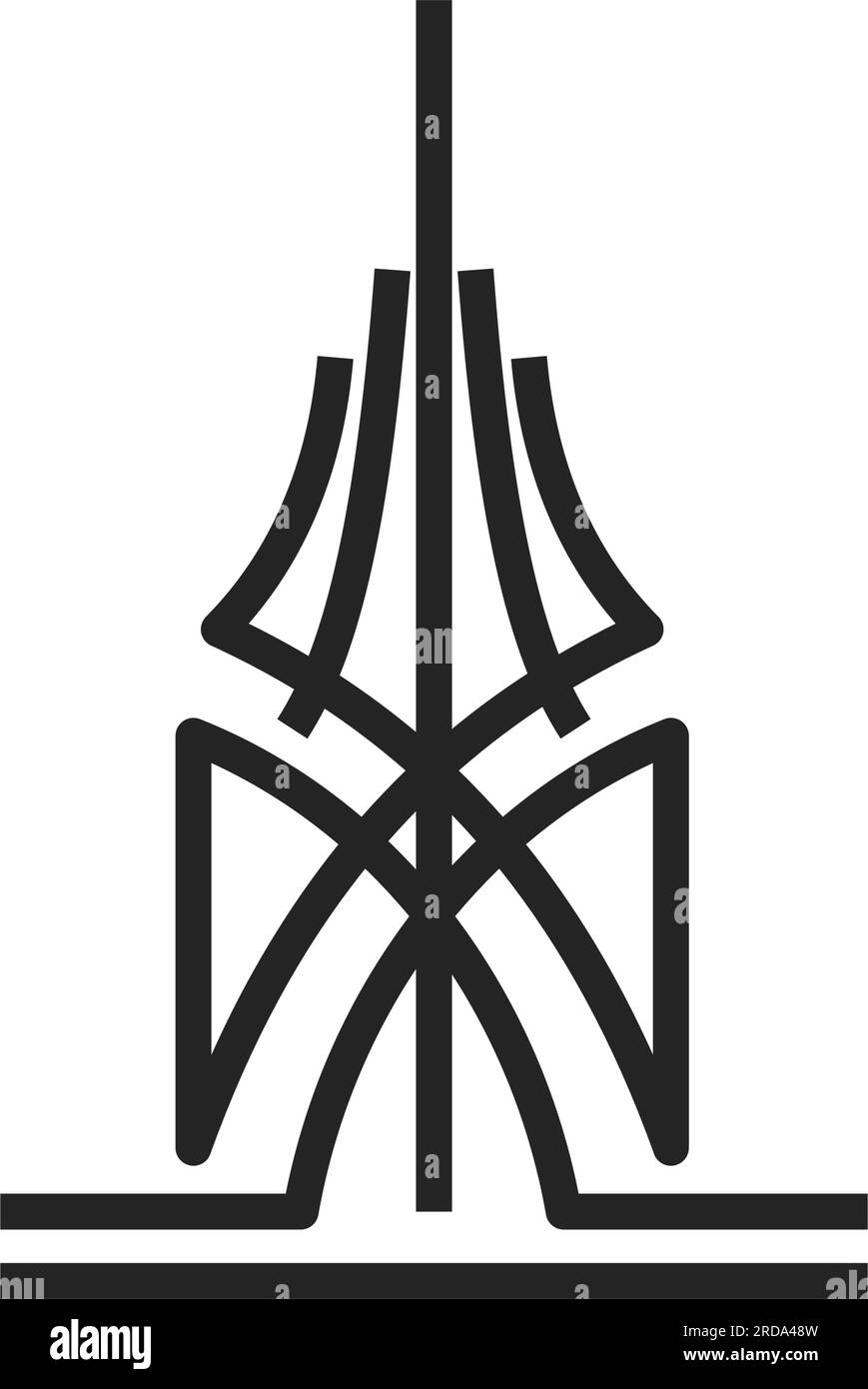 hotel logo template. Icon Illustration Brand Identity. Isolated and ...