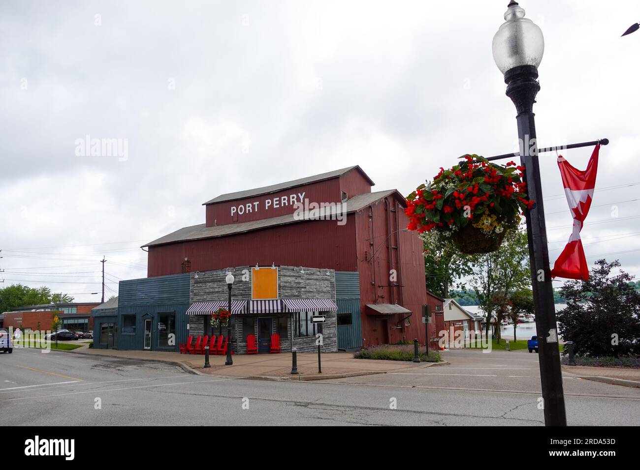 port perry grain elevator, also known as old mills, in port perry ...