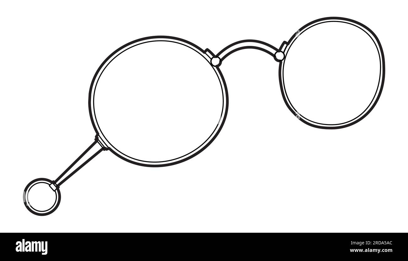 Lorgnette eyeglasses hi-res stock photography and images - Alamy