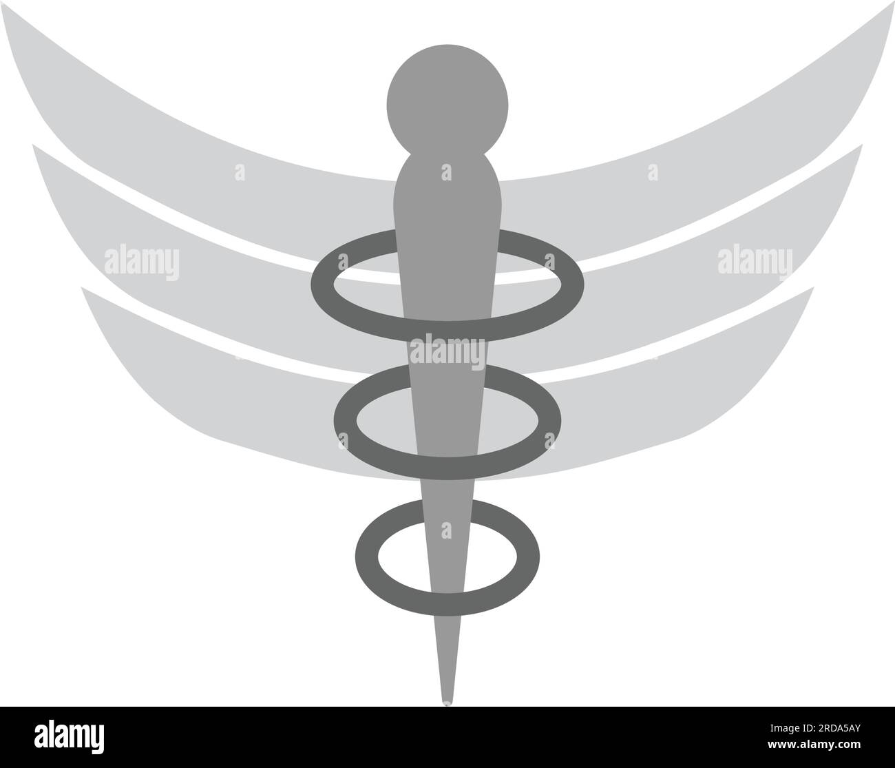 Caduceus snake dna Cut Out Stock Images & Pictures - Alamy