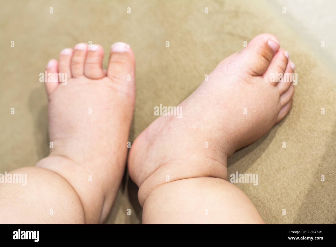 Close Up Newborn Baby Feet , background for the ad and wallpaper in the ...
