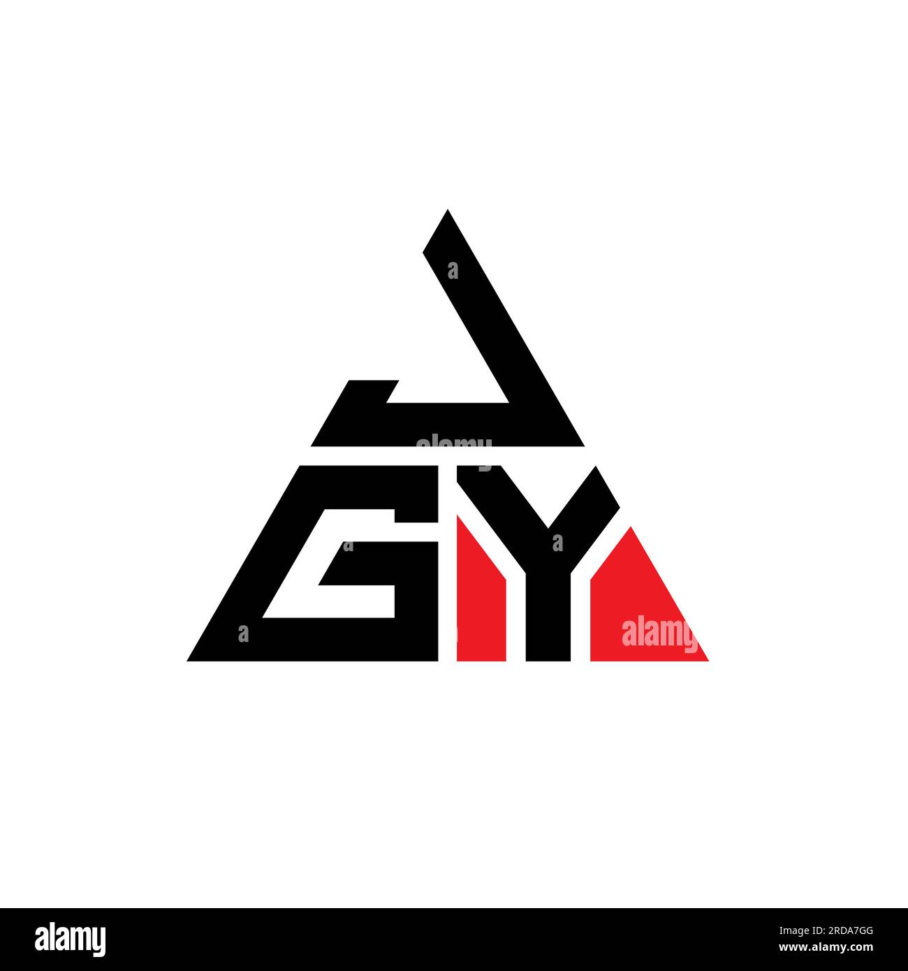 JGY triangle letter logo design with triangle shape. JGY triangle logo ...