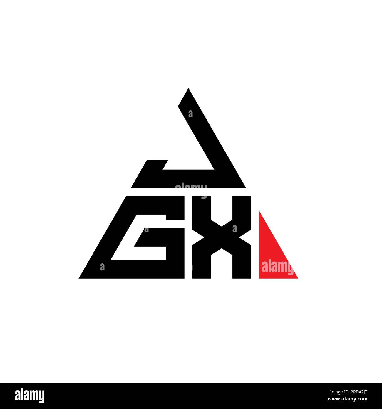 JGX triangle letter logo design with triangle shape. JGX triangle logo ...