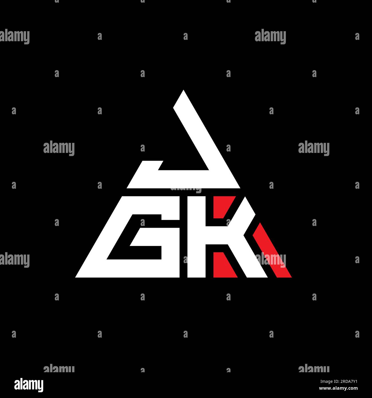 Jgk font Stock Vector Images - Alamy