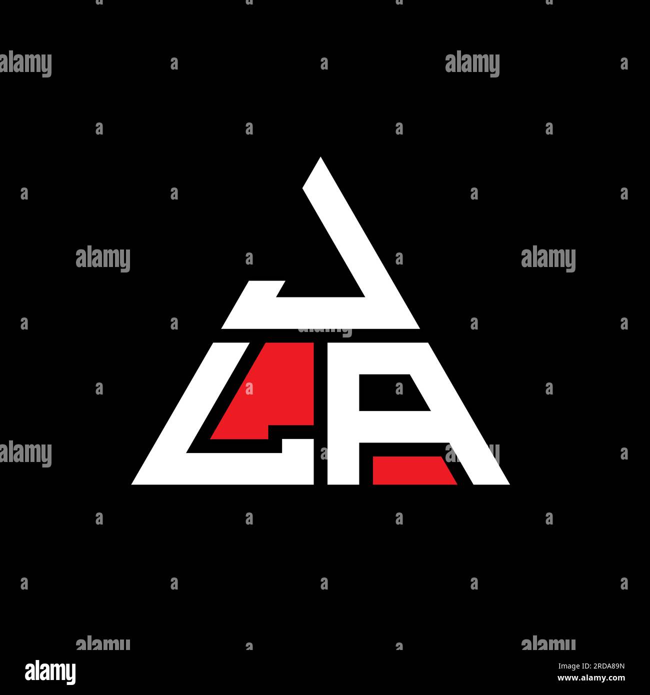 Jla Triangle Letter Logo Design With Triangle Shape Jla Triangle Logo Design Monogram Jla