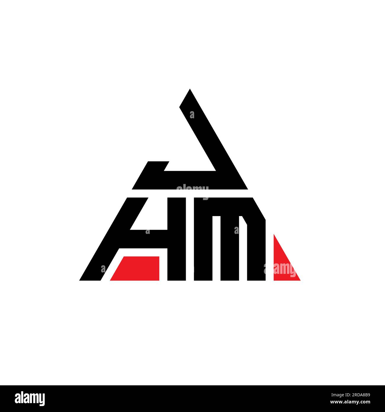 Jhm logo design Stock Vector Images - Alamy