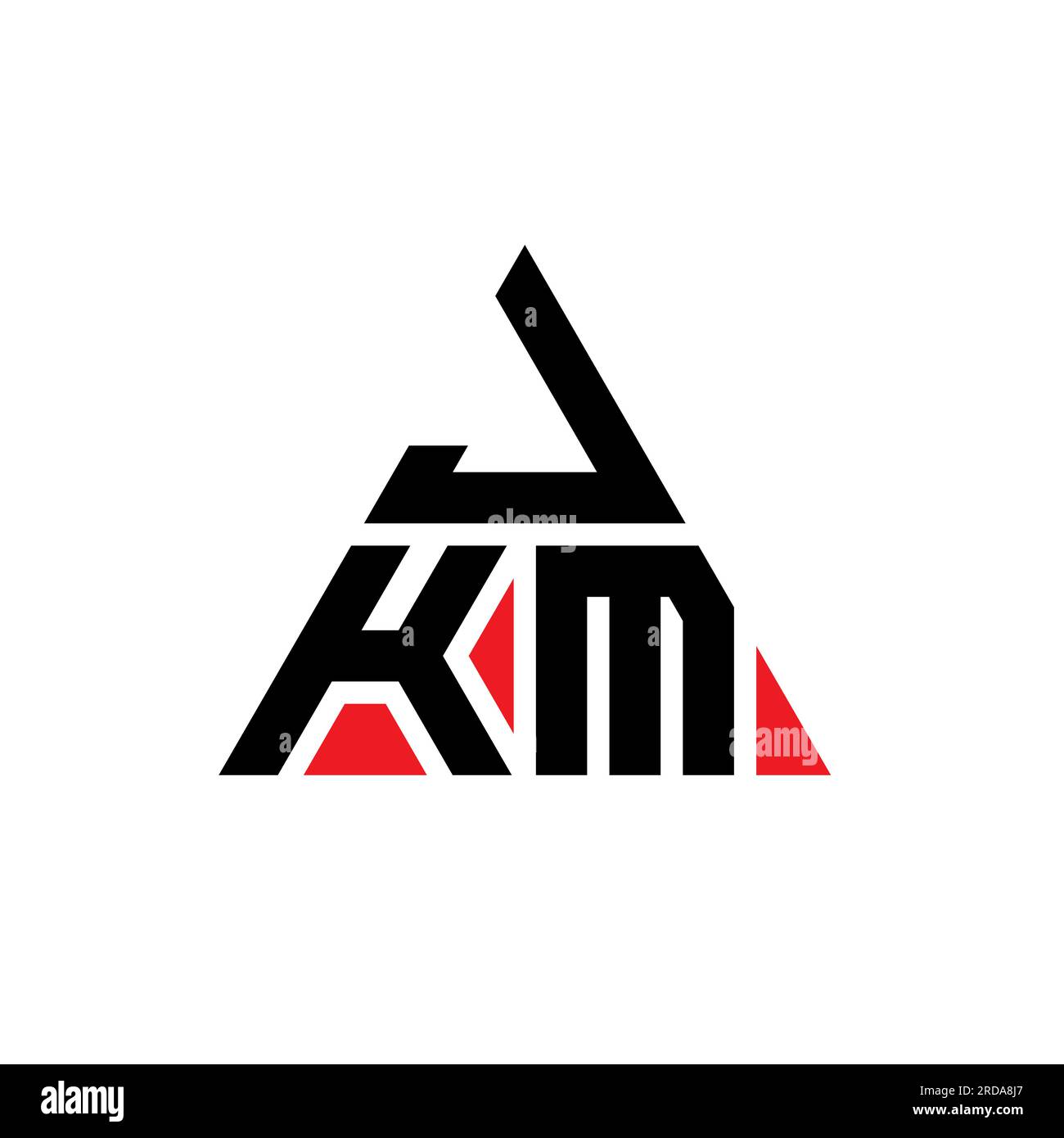 JKM triangle letter logo design with triangle shape. JKM triangle logo ...