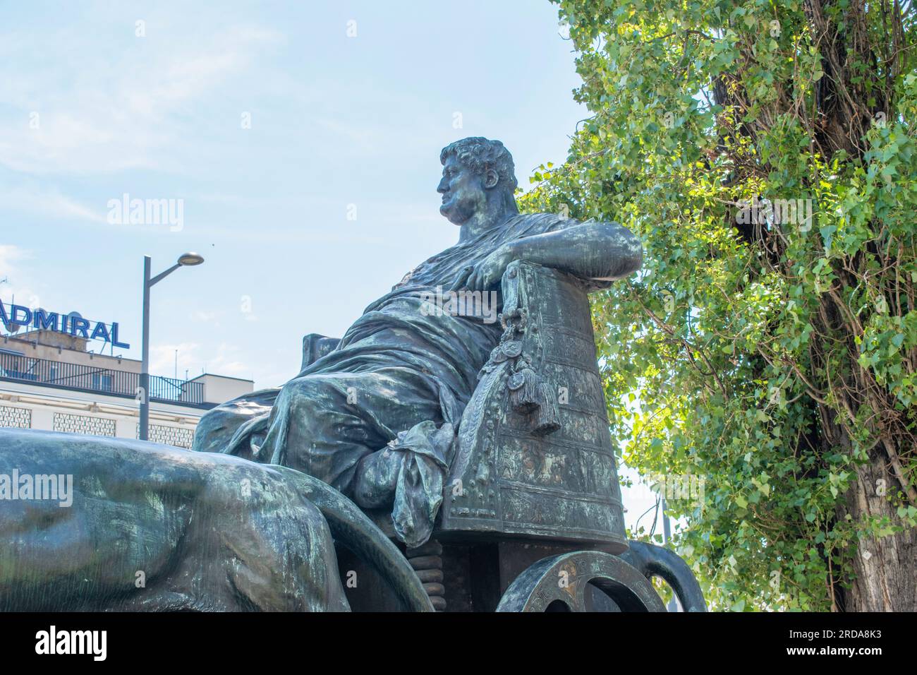 Vienna, Austria, 8 July 2023: Marc Anton Group, bronze group by Artur ...