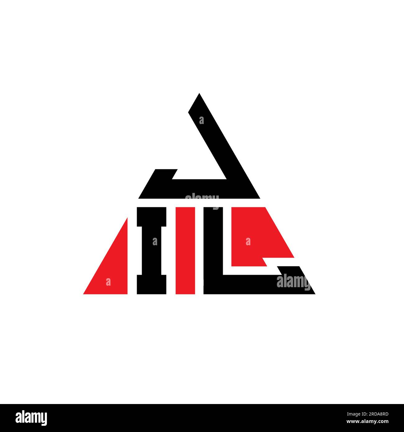 JIL triangle letter logo design with triangle shape. JIL triangle logo ...