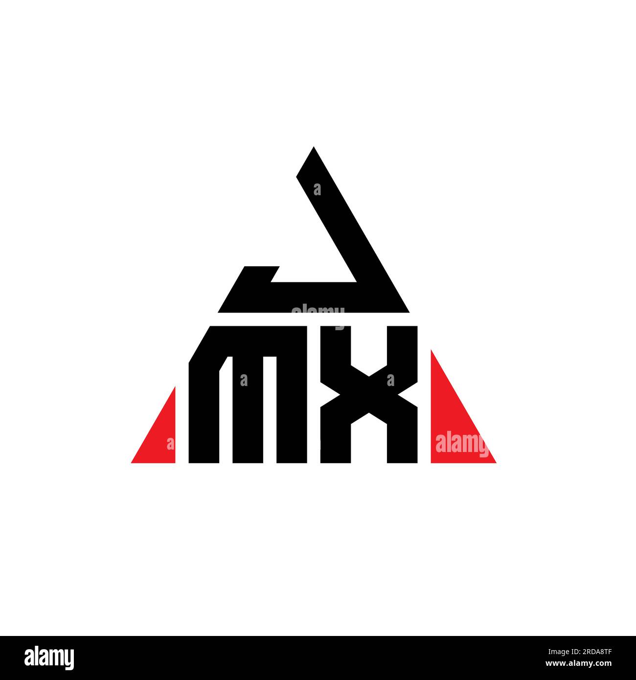 JMX triangle letter logo design with triangle shape. JMX triangle logo ...