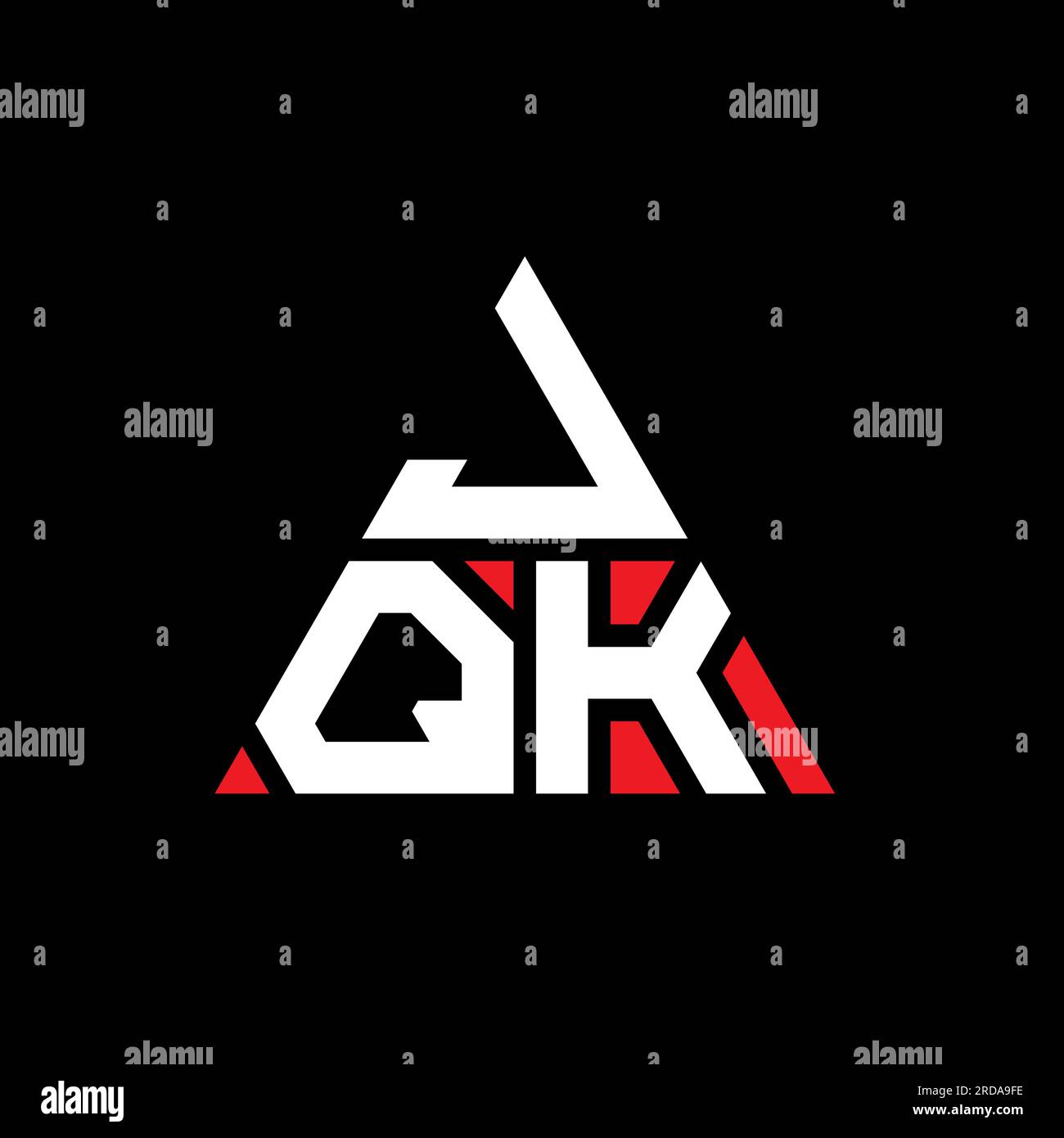 Jqk font Stock Vector Images - Alamy