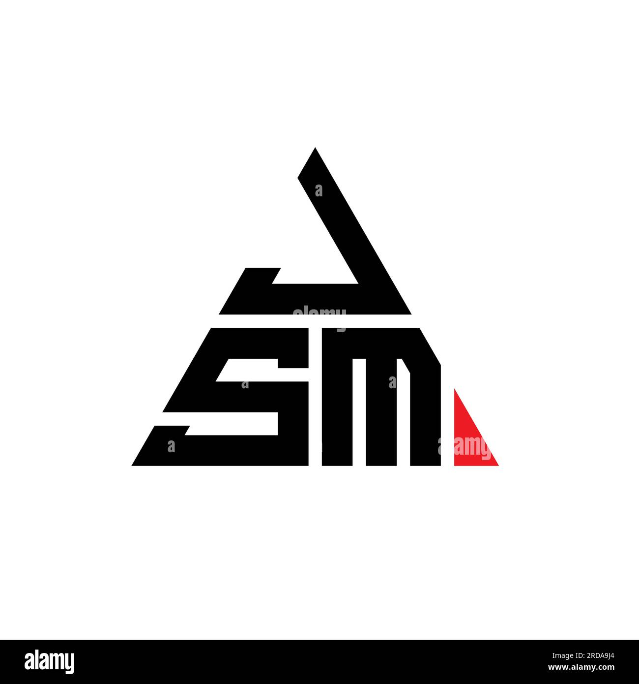 Jsm Triangle Letter Logo Design With Triangle Shape Jsm Triangle Logo Design Monogram Jsm
