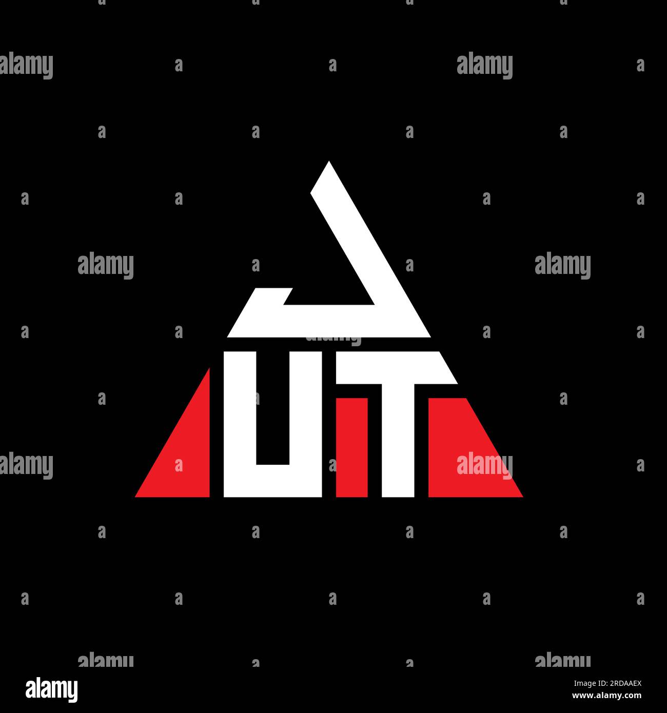 Jut Triangle Letter Logo Design With Triangle Shape Jut Triangle Logo Design Monogram Jut