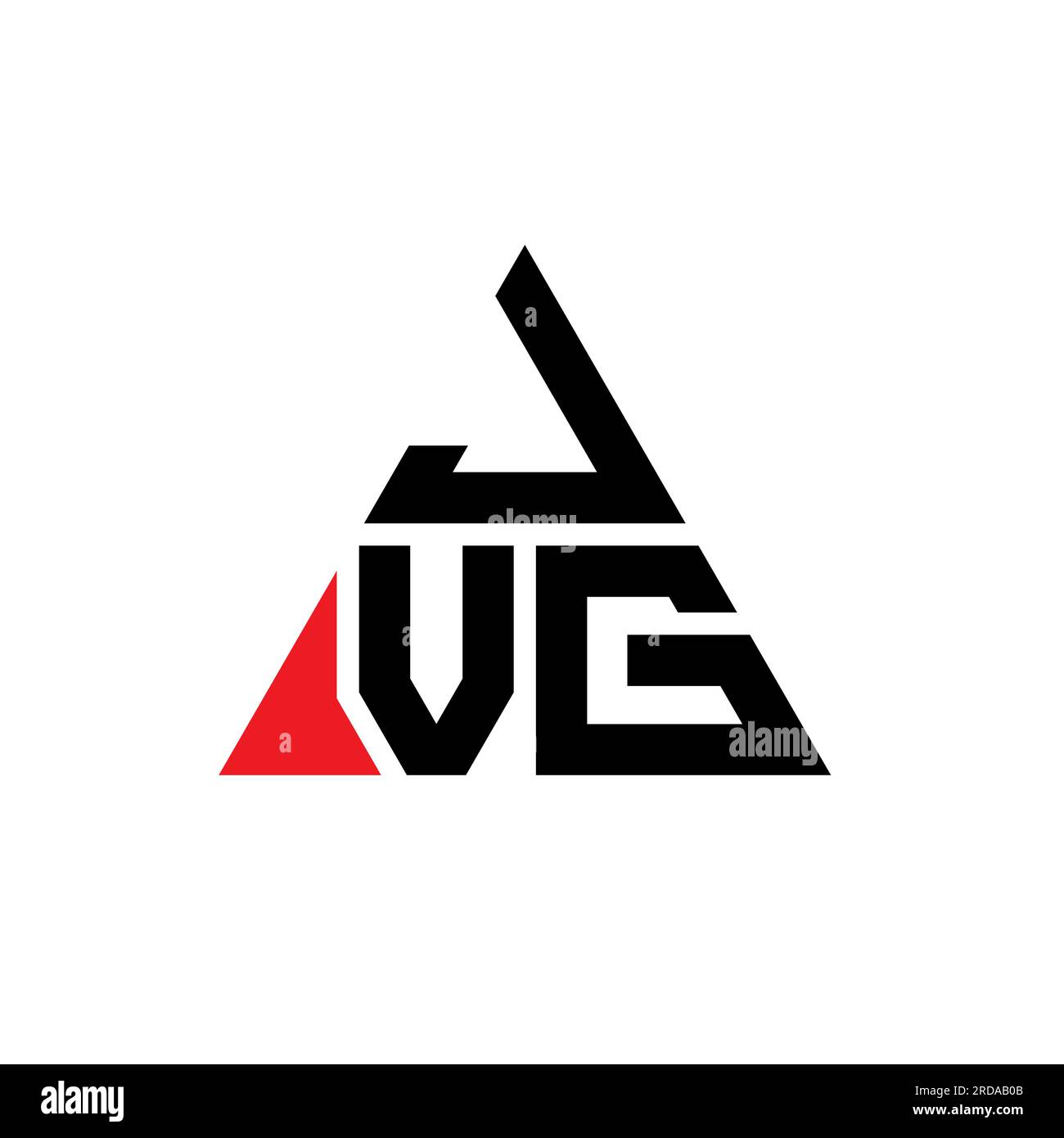 JVG triangle letter logo design with triangle shape. JVG triangle logo design monogram. JVG ...
