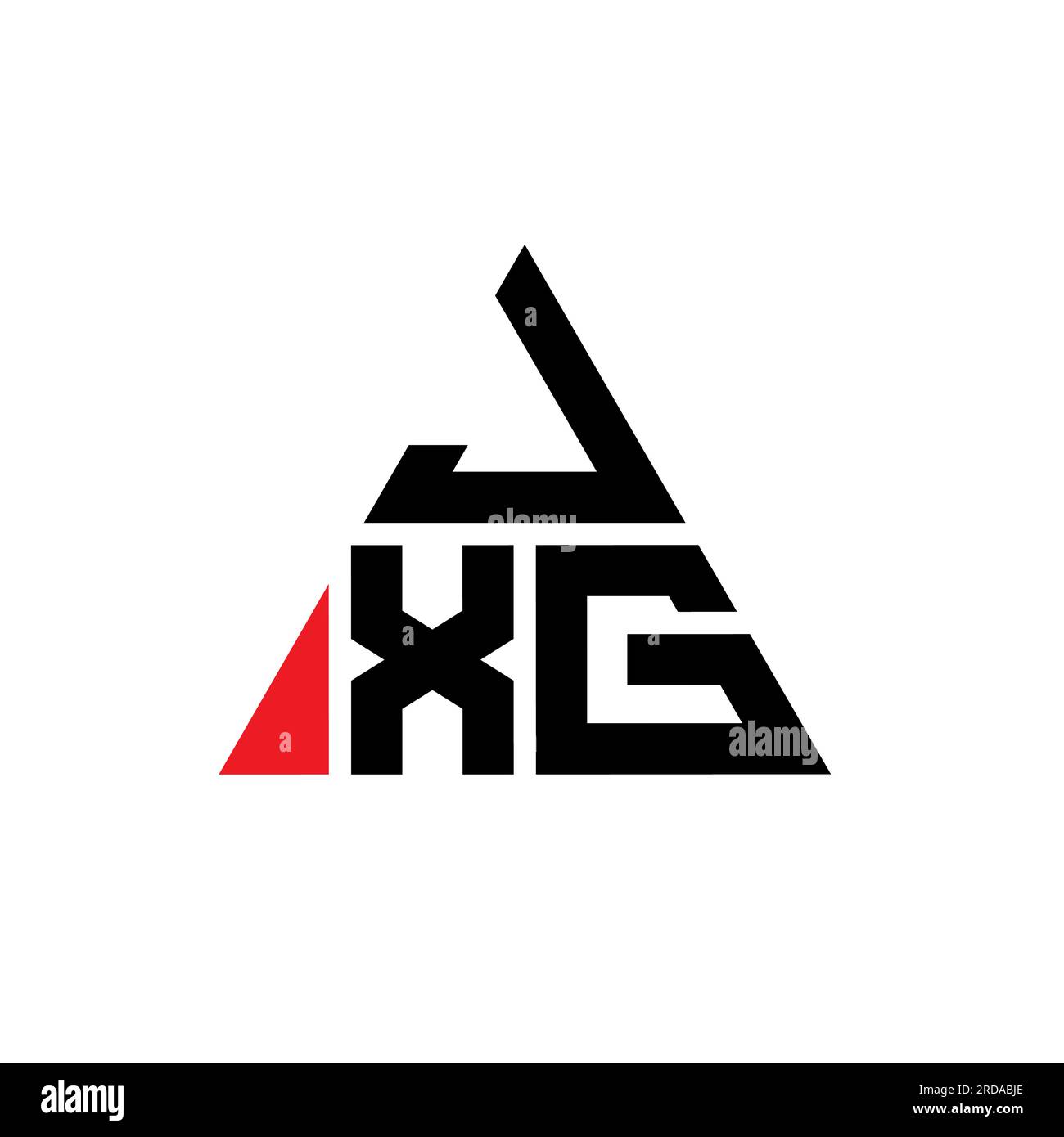 JXG triangle letter logo design with triangle shape. JXG triangle logo ...