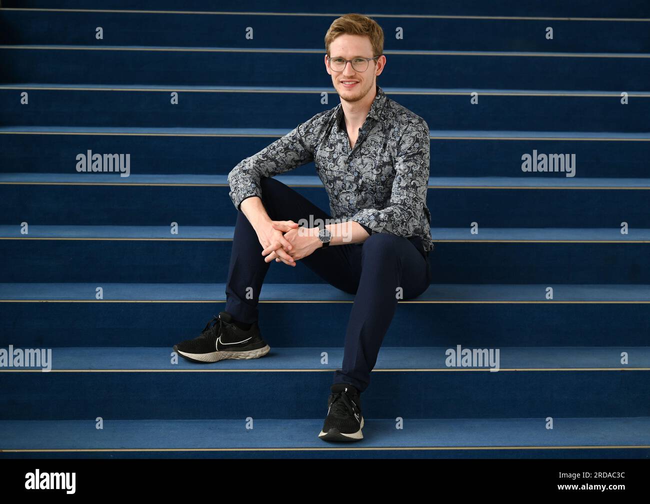 PRODUCTION - 19 July 2023, Hesse, Frankfurt/Main: Conductor Thomas ...