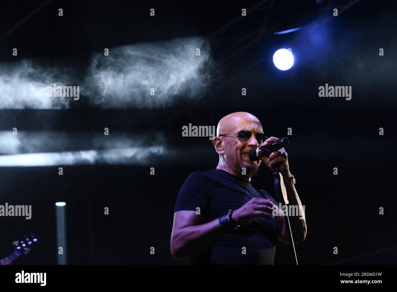 Rome, Italy. 20th July, 2023. Enrico Ruggeri at Estate al Maximo 2023 ...