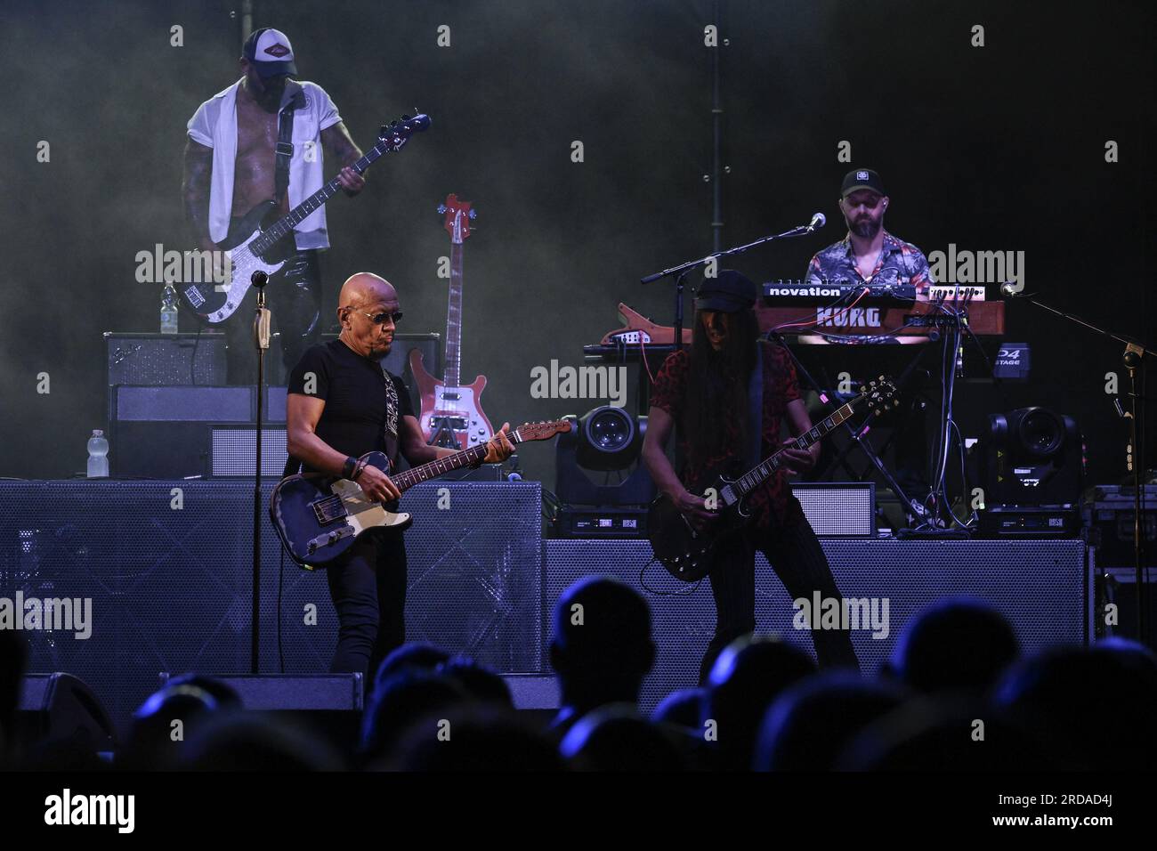 Rome, Italy. 20th July, 2023. Enrico Ruggeri at Estate al Maximo 2023 ...