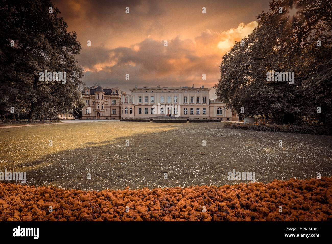 Palace and park complex in Ostromecko, Poland Stock Photo - Alamy