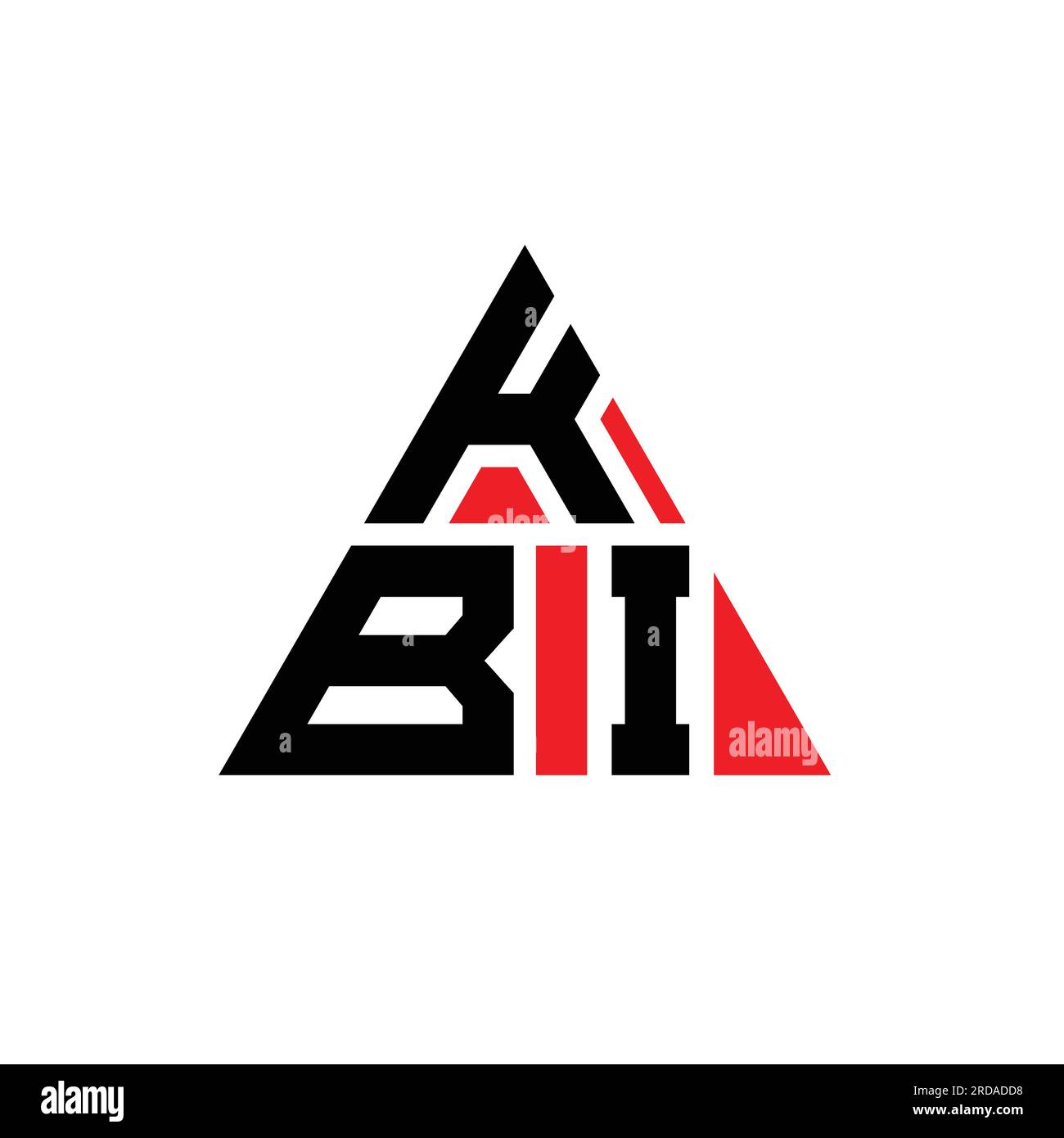 KBI triangle letter logo design with triangle shape. KBI triangle logo design monogram. KBI ...