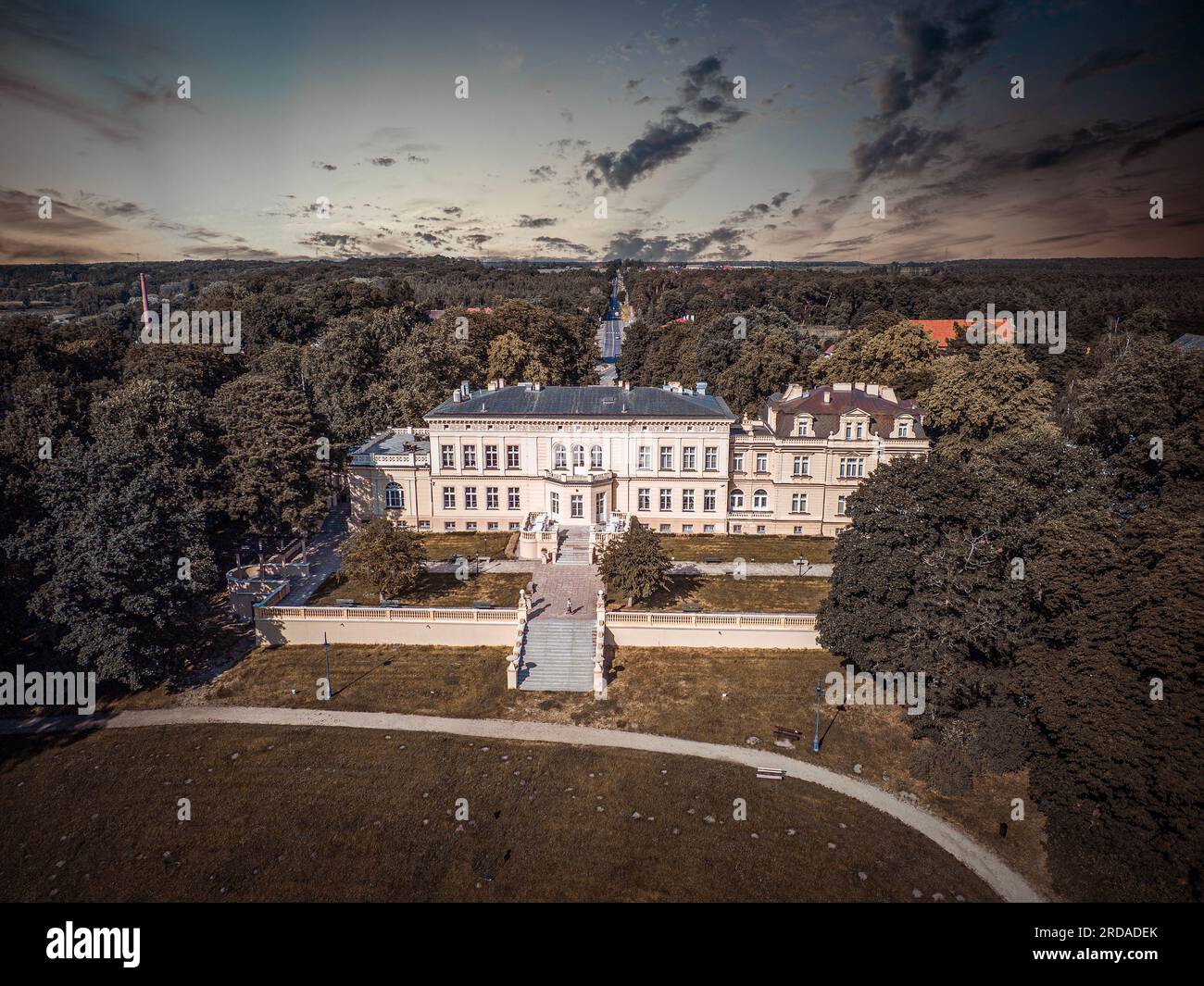 Palace and park complex in Ostromecko, Poland Stock Photo - Alamy