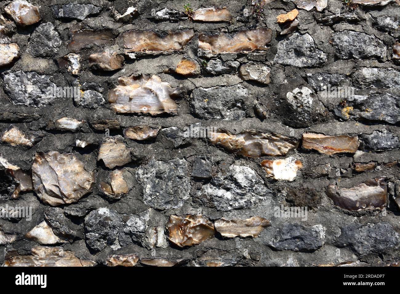Flint wall background, Chard, Somerset, UK, Europe Stock Photo - Alamy