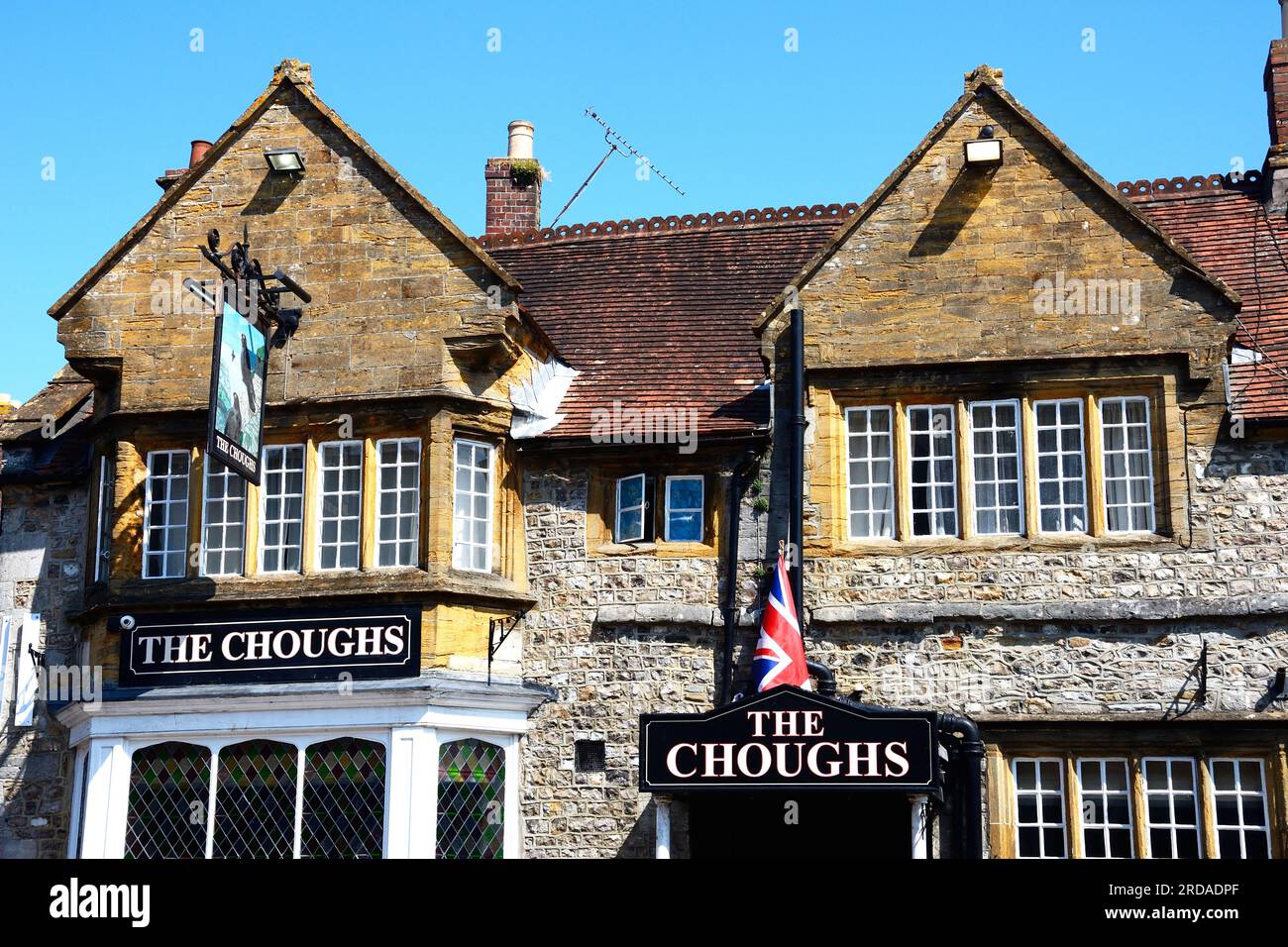 The Choughs pub and hotel the High Street, Chard, Somerset, UK, Europe ...