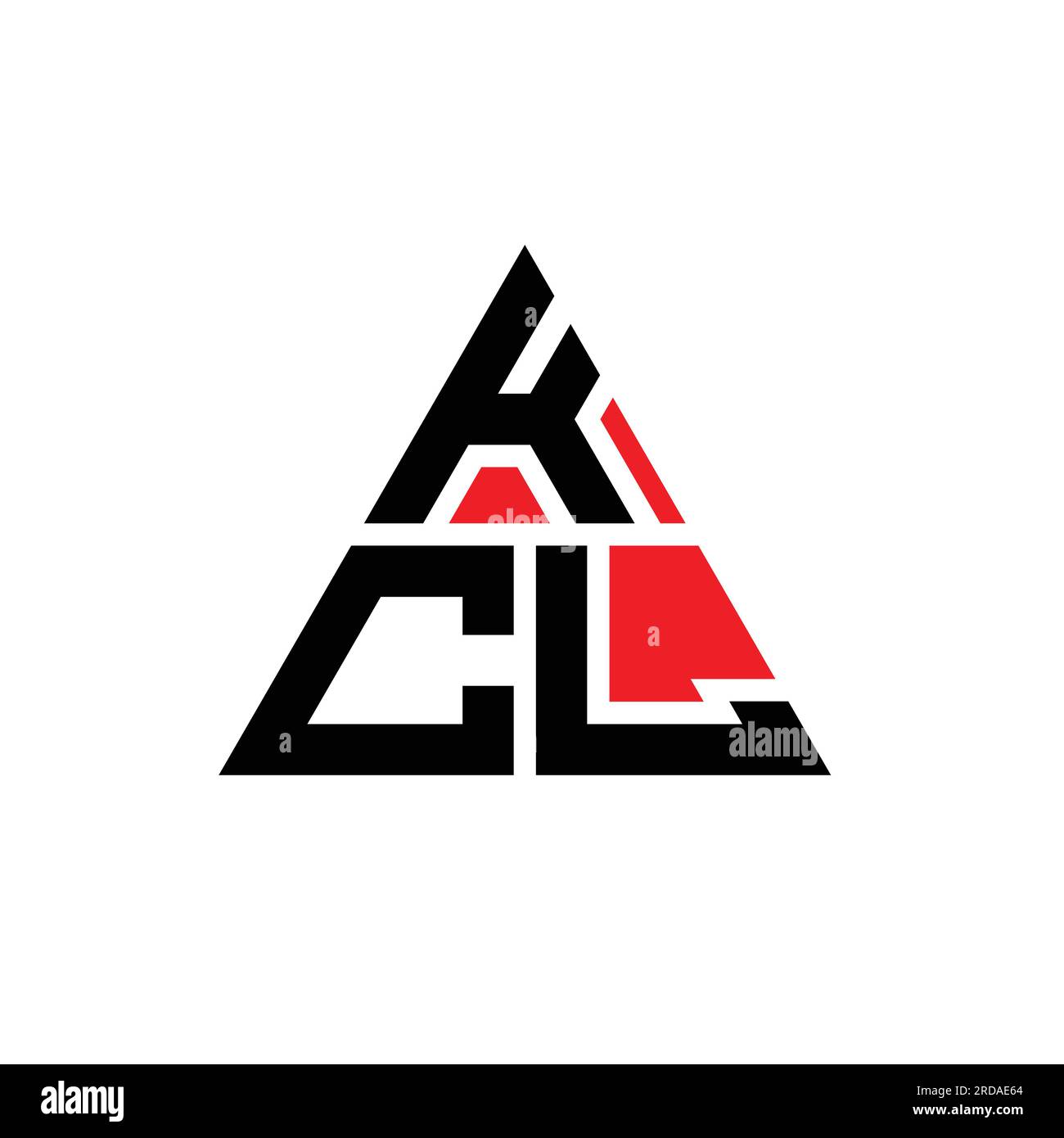 KCL triangle letter logo design with triangle shape. KCL triangle logo ...