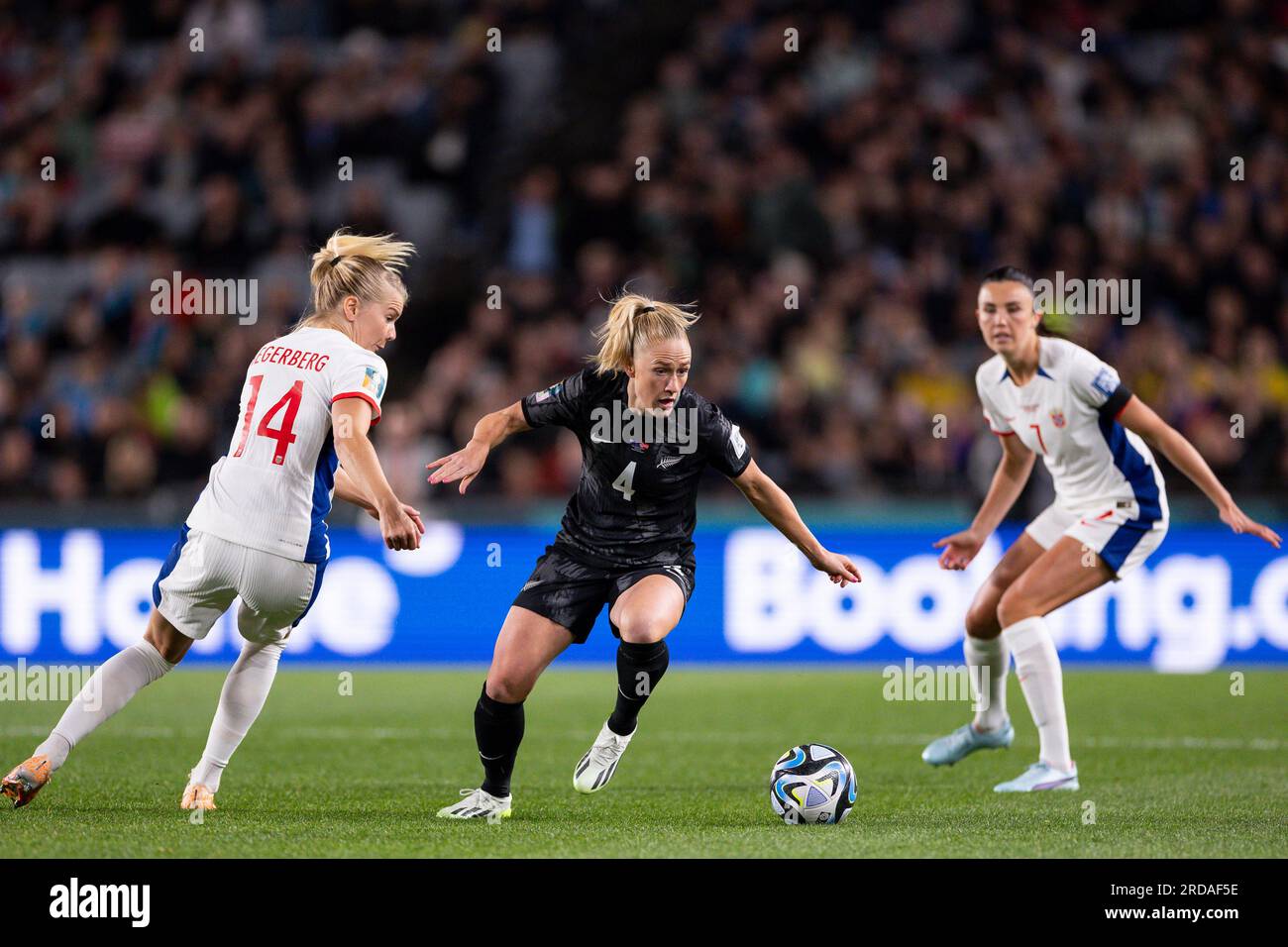 Auckland, New Zealand. 20th July, 2023. CJ Bott (4 New Zealand) and Ada ...