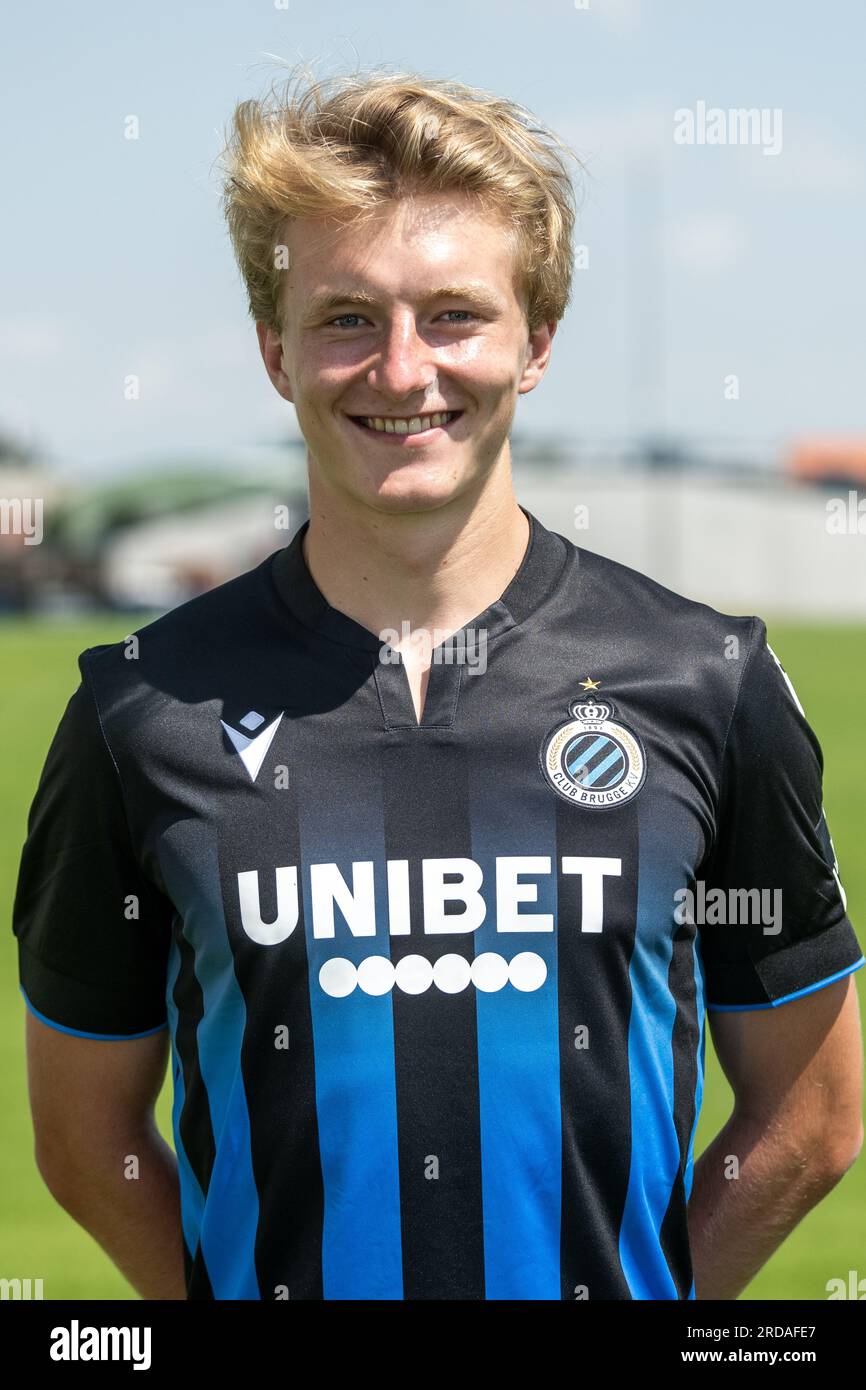 Knokke Heist, Belgium. 18th July, 2023. Club's Cisse Sandra poses for a ...