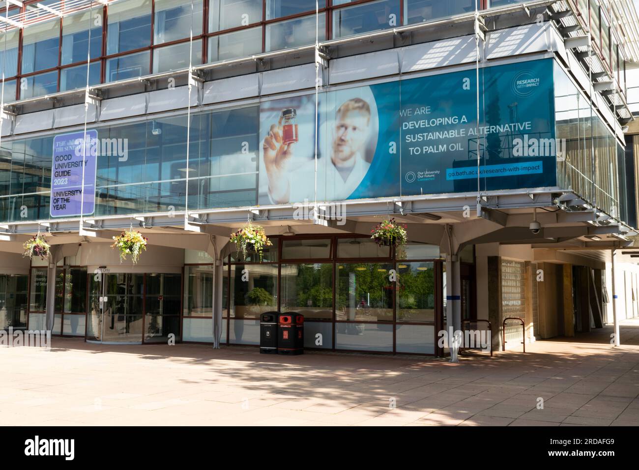 University of Bath campus library. The parade, Claverton Down site ...
