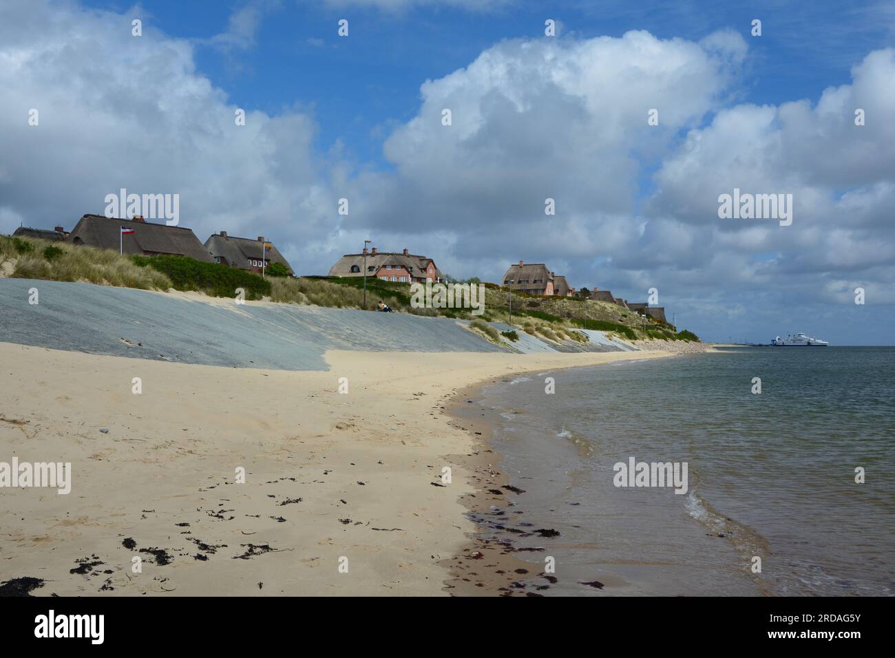 The village of List, Sylt, Frisian Islands, Wadden Sea, Germany Stock ...
