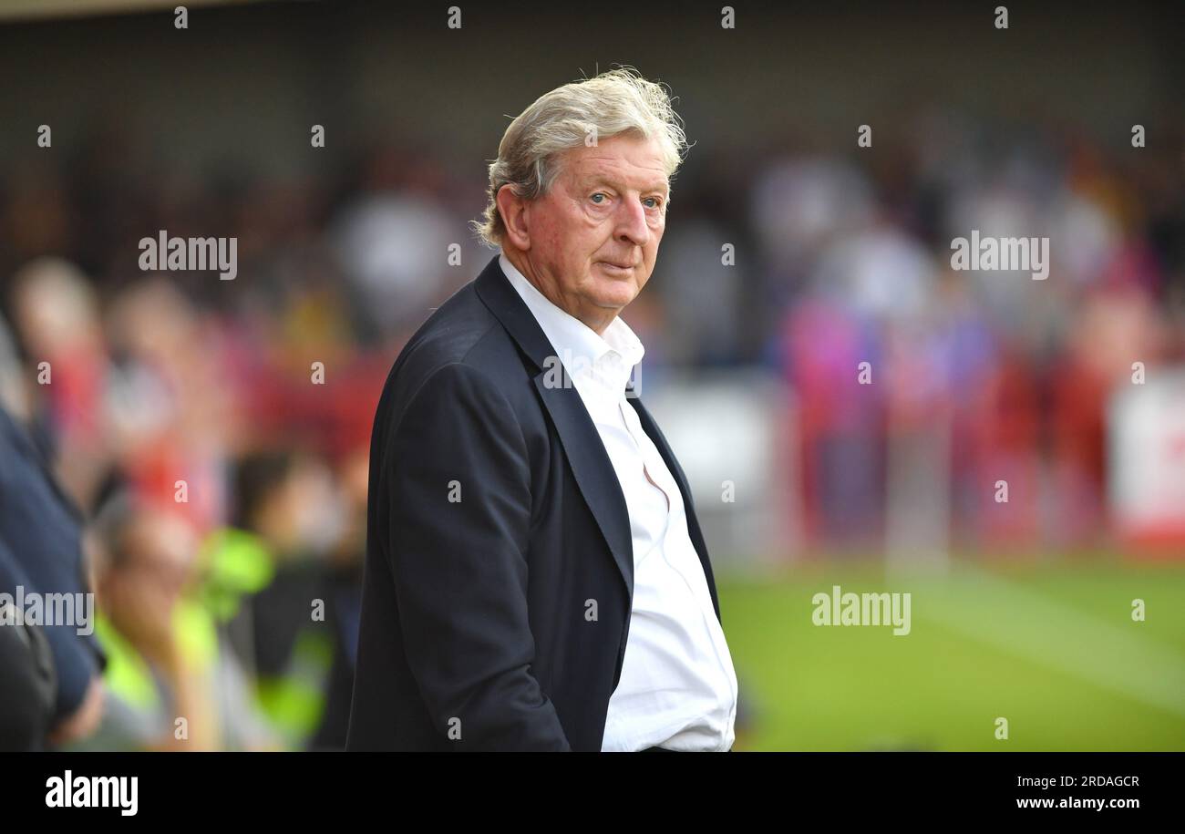 Crystal Palace manager Roy Hodgson during the pre Season Friendly match ...