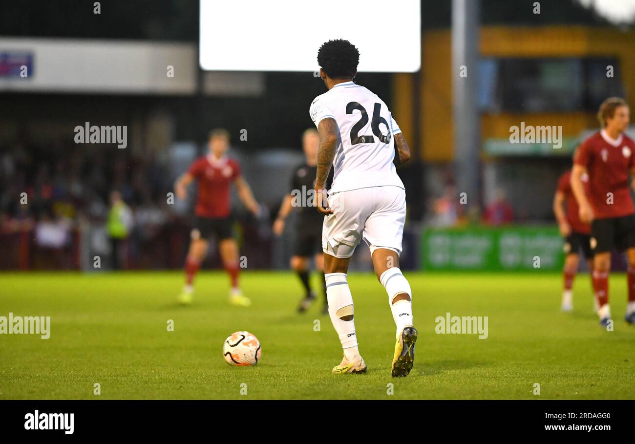 Chris Richards of Crystal Palace during the pre Season Friendly match ...