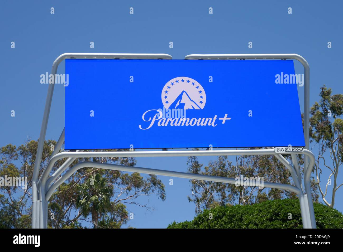 Los Angeles, California, USA 19th July 2023 Paramount Plus Billboard on ...