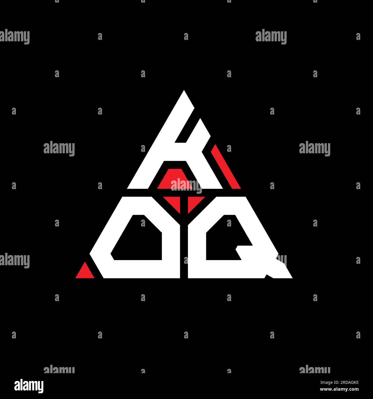 Koq logo design Stock Vector Images - Alamy